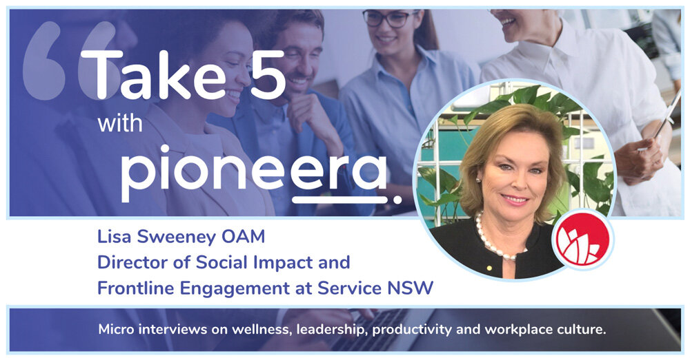 Take 5 with Lisa Sweeney OAM, Director of Social Impact, Service NSW